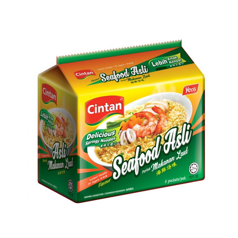 Cintan Noodles - Chicken, Seafood Asli, Curry - Yeo's